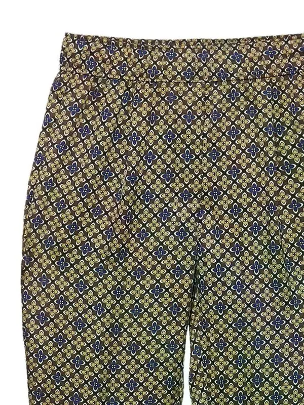 Sandro Printed Satin Trousers
