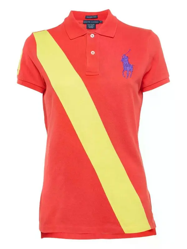 Polo Ralph Lauren Vintage Diagonal-stripe Polo Shirt
