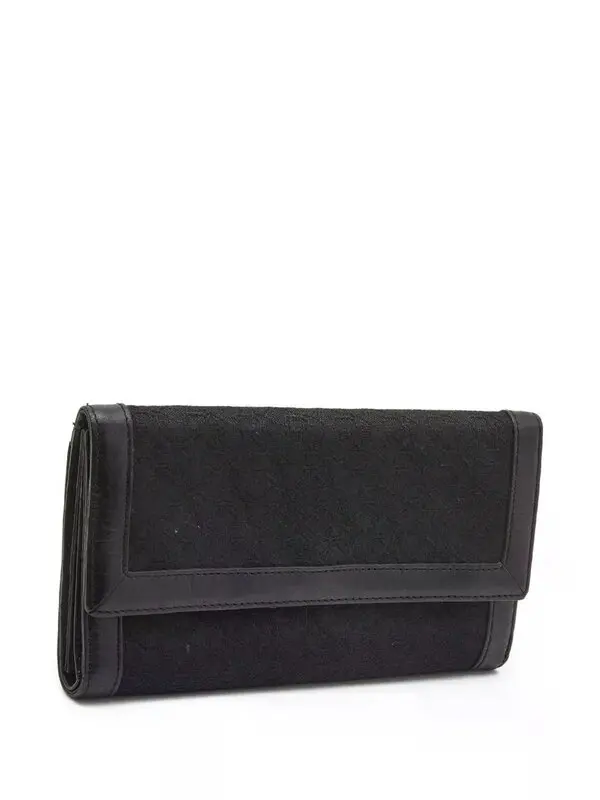 Dkny Pre-owned Textured-canvas Wallet