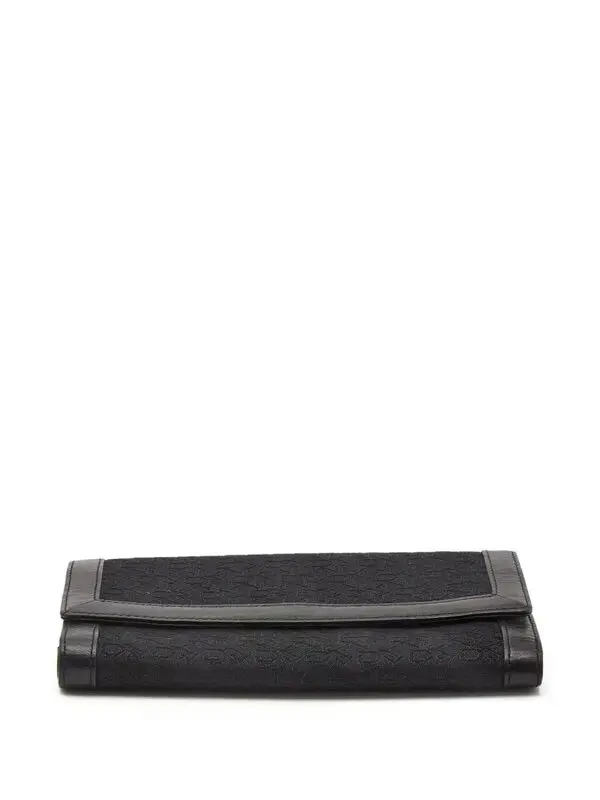 Dkny Pre-owned Textured-canvas Wallet