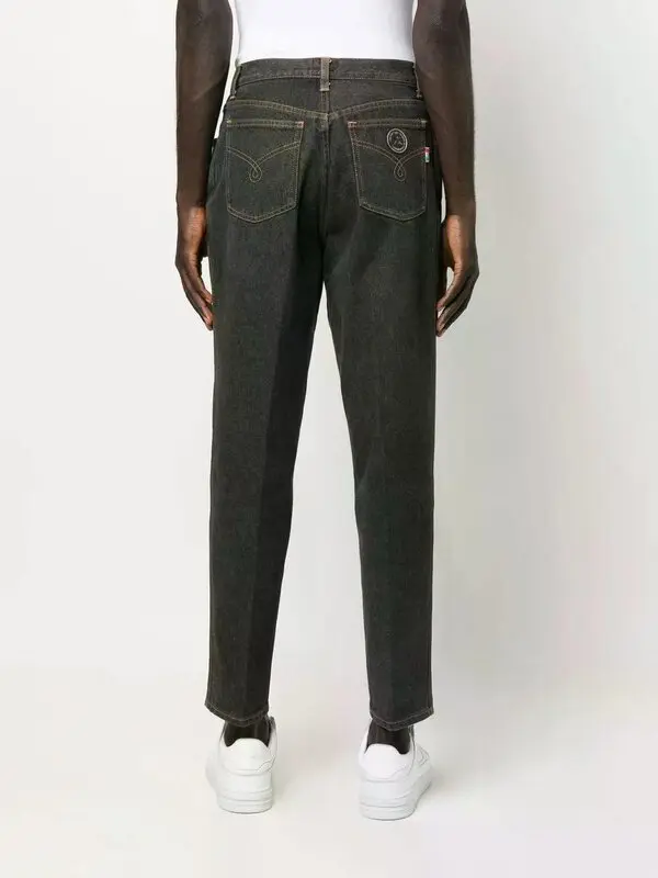Moschino 1990s Tapered-leg Jeans