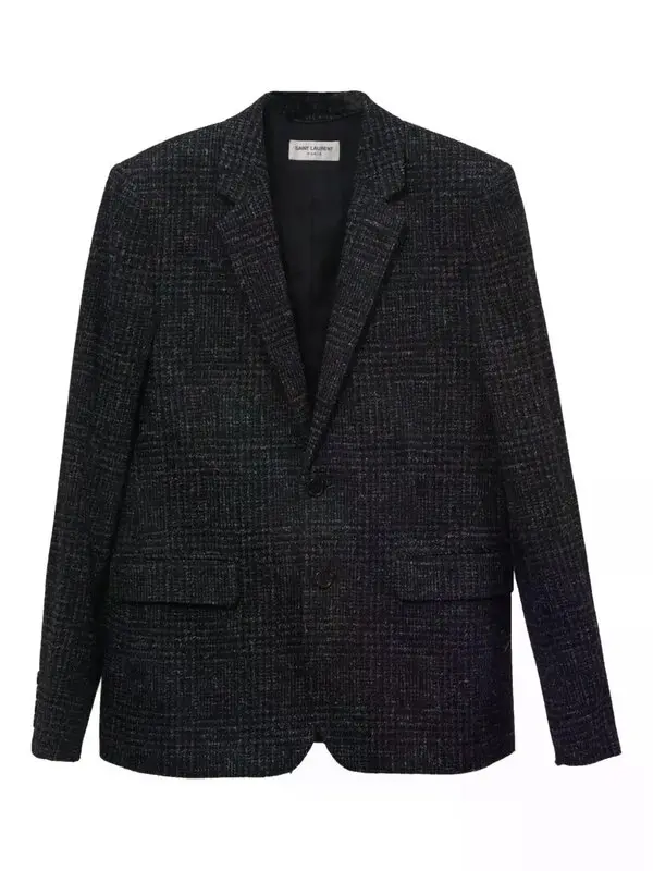 Saint Laurent Checkered Blazer