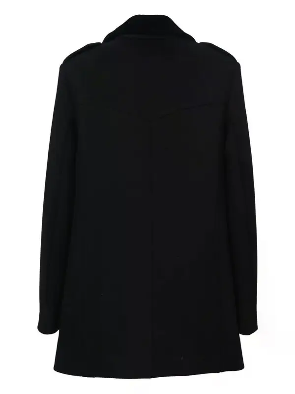 Saint Laurent Double-breasted Short Coat