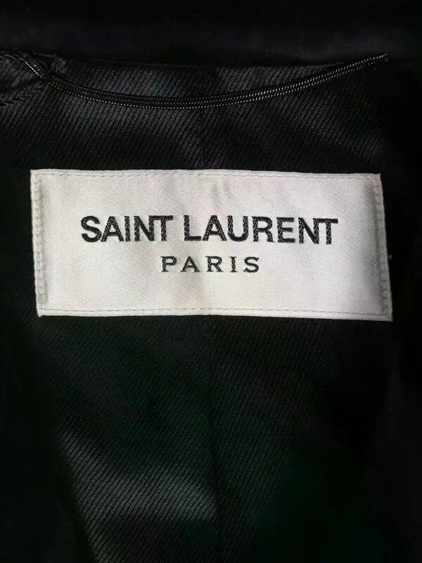 Saint Laurent Double-breasted Short Coat