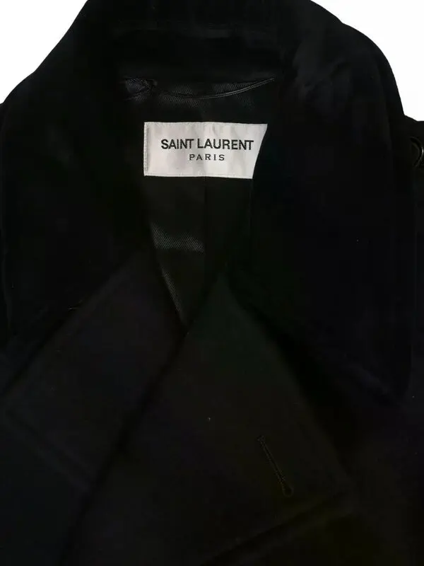 Saint Laurent Double-breasted Short Coat