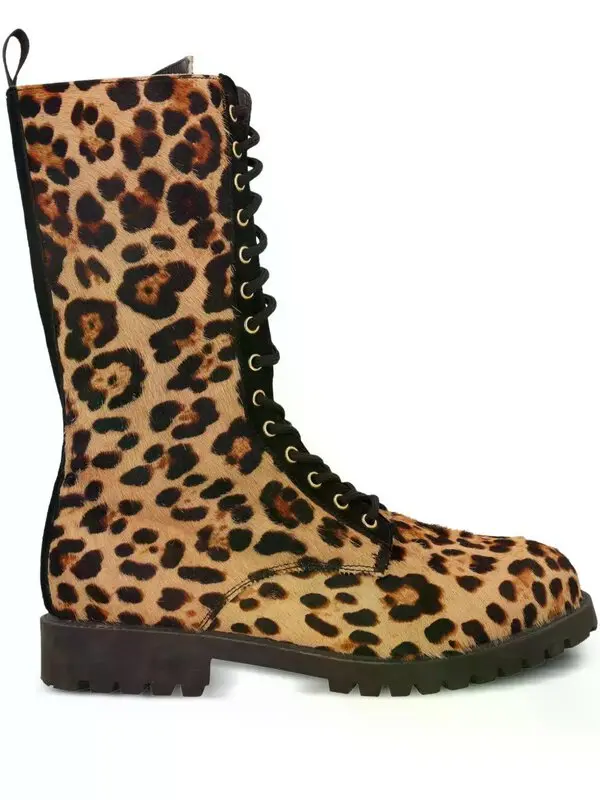 Moschino 35mm Leopard-print Boots