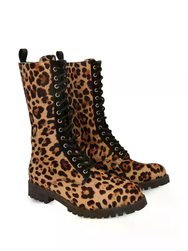 Moschino 35mm Leopard-print Boots