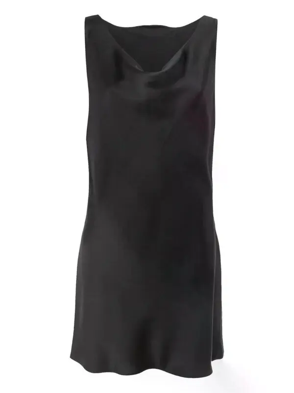 Norma Kamali Vintage Cowl-neck Slip Dress - Black