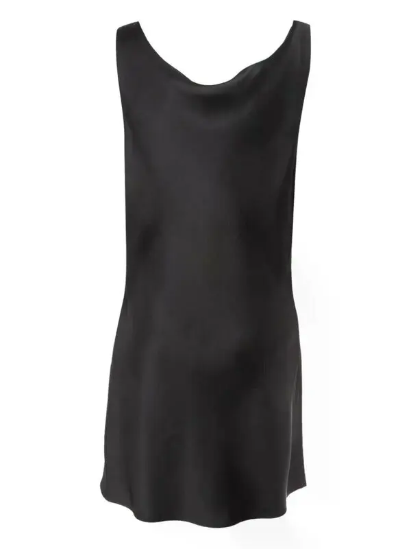 Norma Kamali Vintage Cowl-neck Slip Dress - Black