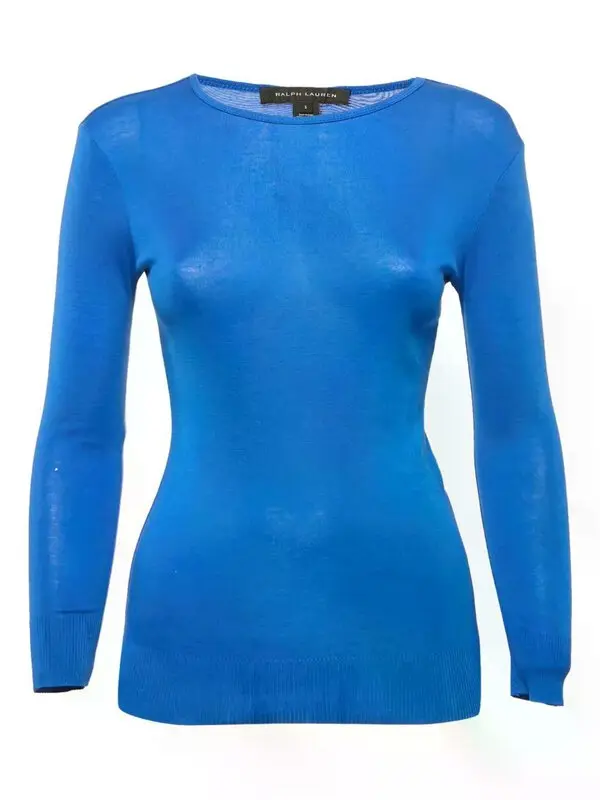 Polo Ralph Lauren Crew-neck Knit Top - Blue