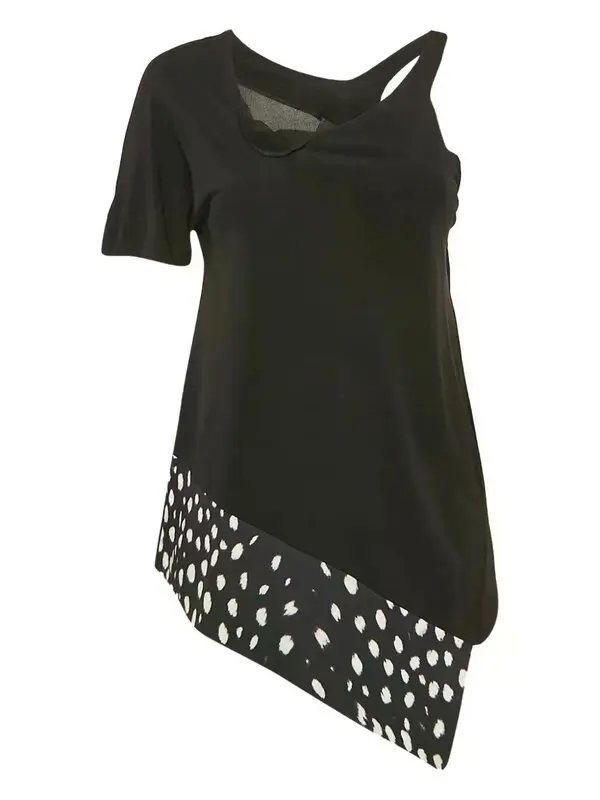 Just Cavalli Dot-print Asymmetric Top
