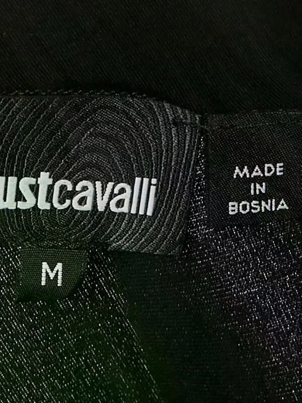 Just Cavalli Dot-print Asymmetric Top