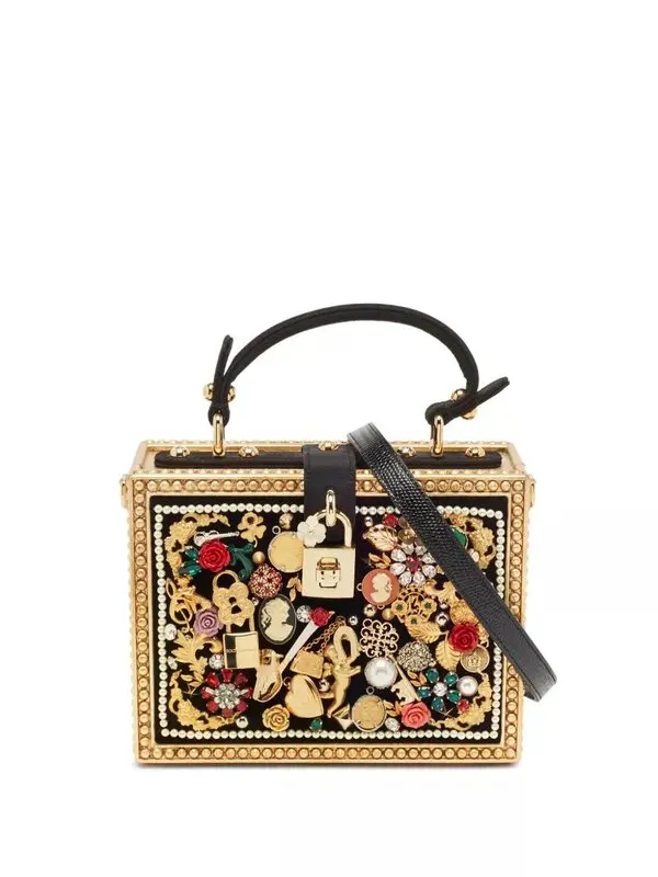 Dolce & Gabbana Embellished Box Two-way Tote Bag