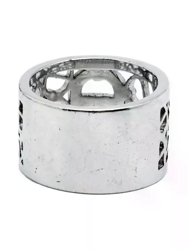 AIGNER 2024 Crystal Logo Ring