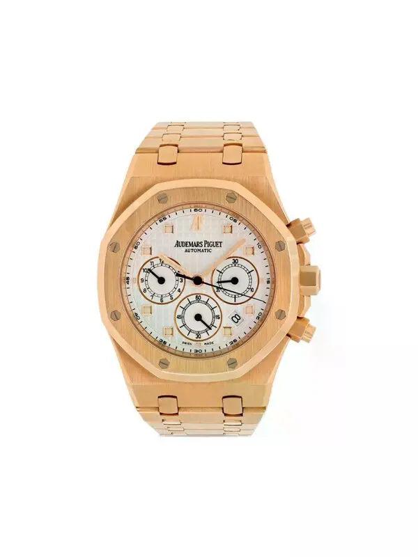 AUDEMARS PIGUET PRE OWNED Royal Oak 39mm Chronograph Watch - White