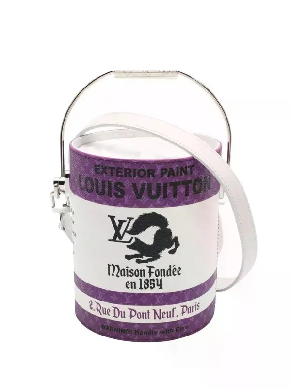 LOUIS VUITTON 2021 Paint Can Handbag - White