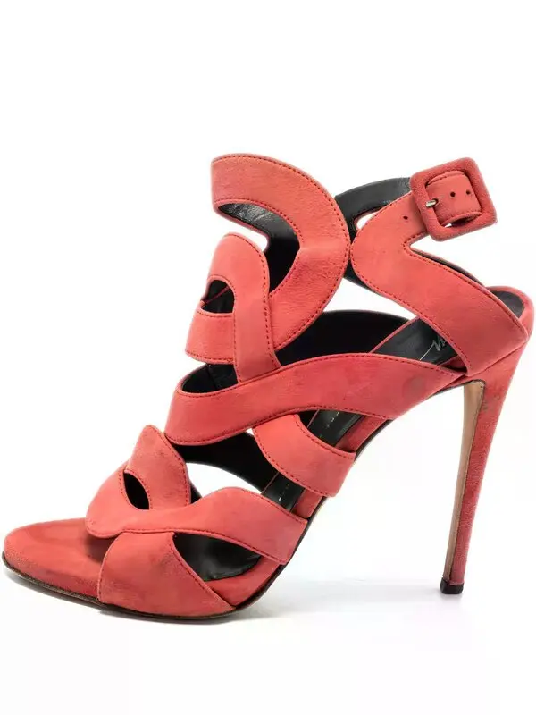 GIUSEPPE ZANOTTI 130mm Strappy Open-toe Sandals - Pink