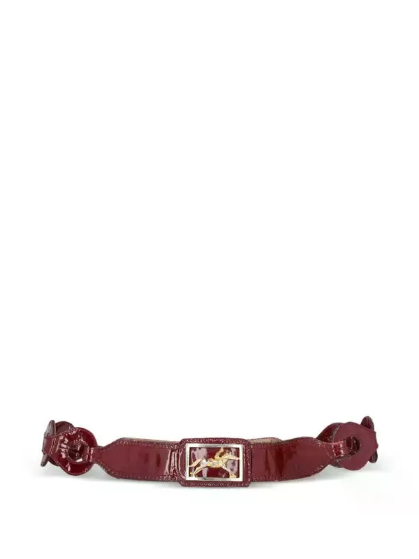 PIROVANO VINTAGE Leather Belt - Red