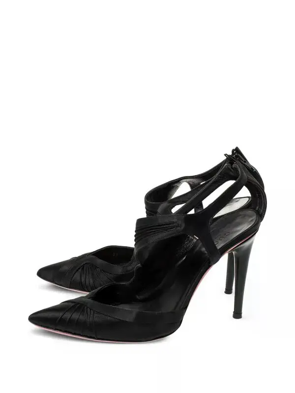 Gucci 2023 100mm Satin Pumps