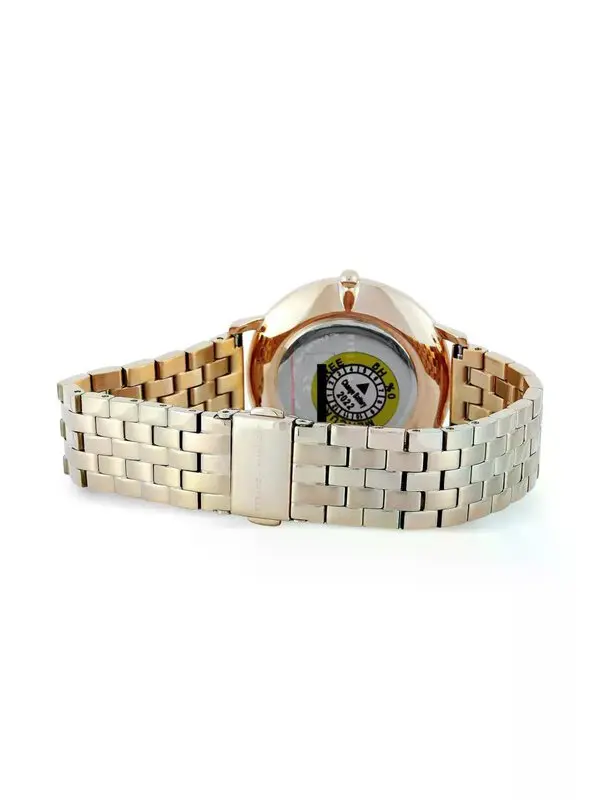 Rebecca Minkoff Major Watch With Crystal Bezel And Rose Gold Sunray Dial - Pink