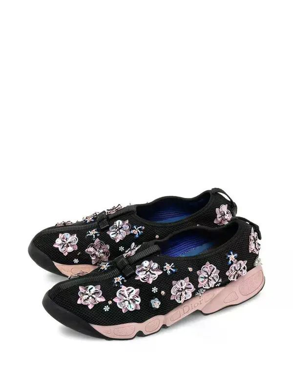 Dior Floral-appliqué Sneakers