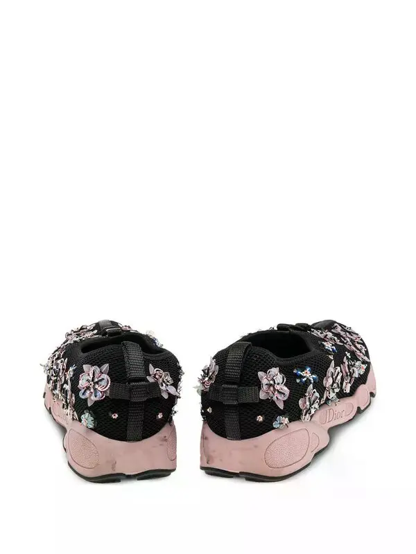 Dior Floral-appliqué Sneakers
