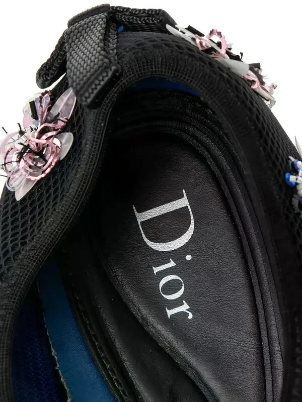 Dior Floral-appliqué Sneakers