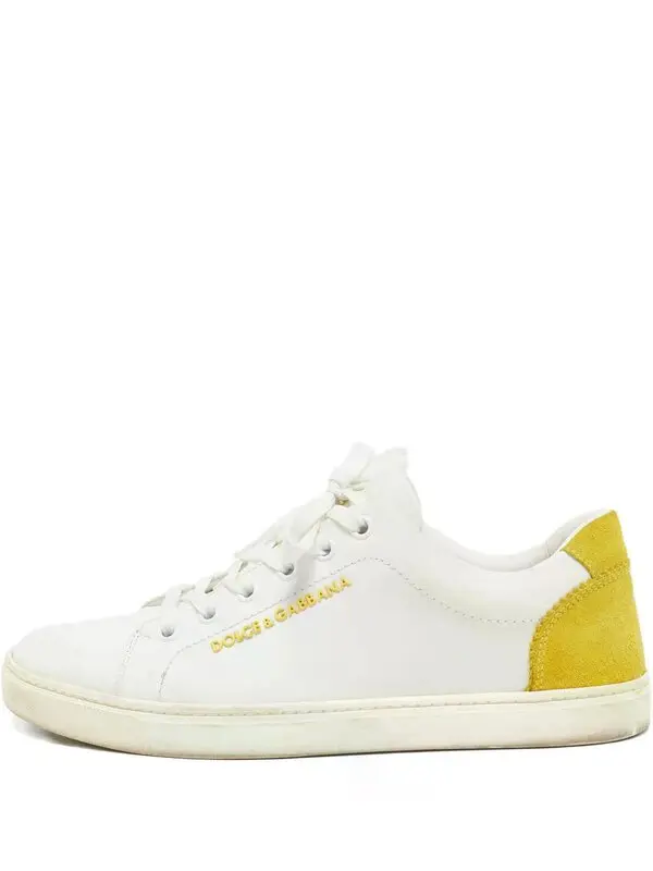 Dolce & Gabbana Suede Leather Sneakers