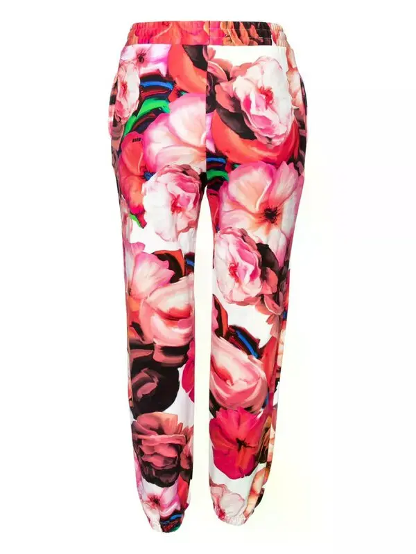 MSGM Floral-print Trousers