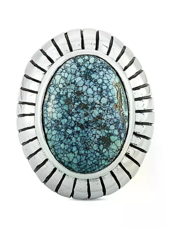 KING BABY STUDIO Sterling Turquoise Signet Ring