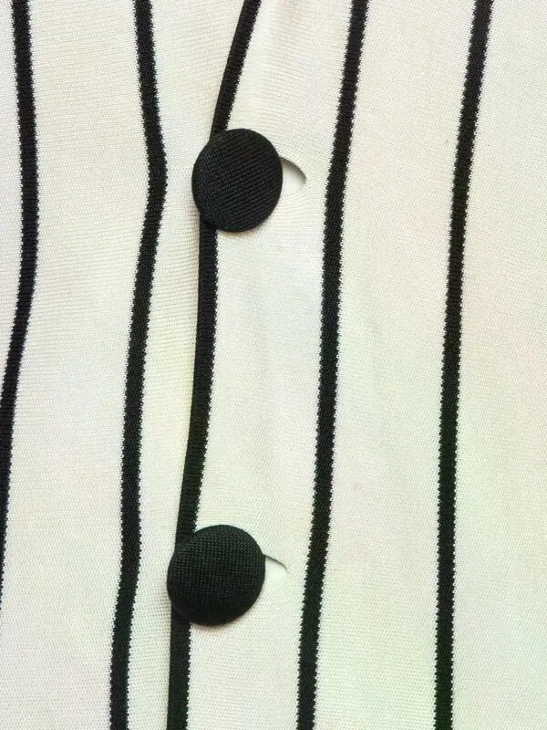 Balenciaga Striped Button-up Cardigan