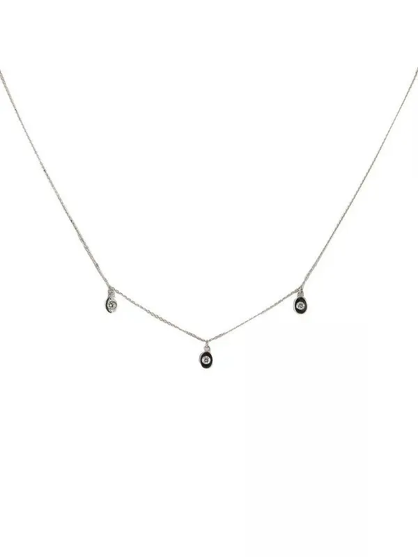 LB EXCLUSIVE 14k White Gold Diamond Necklace