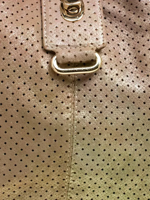 JIMMY CHOO Perforated Buckle Bag