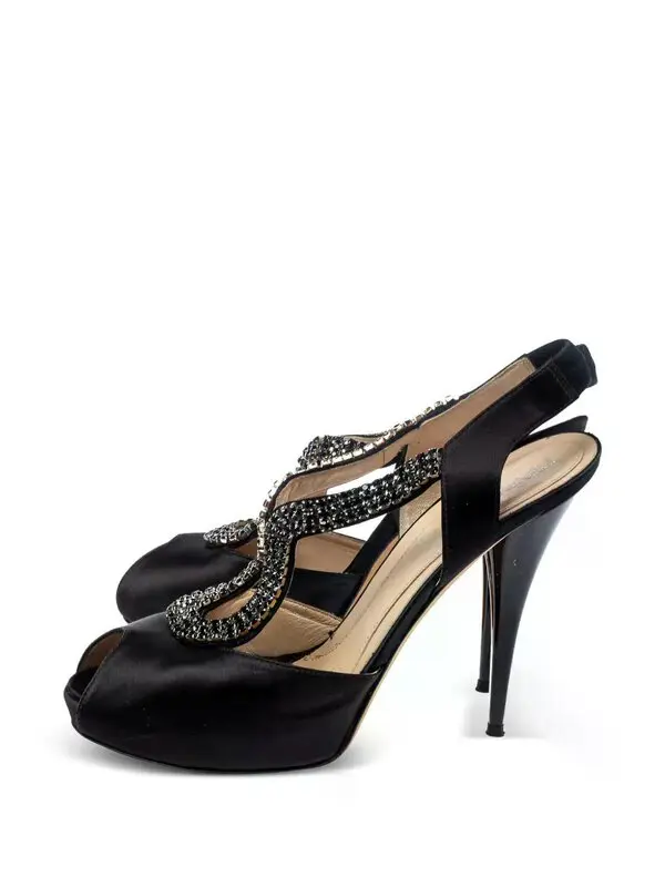 Fendi 120mm Crystal-embellished Sandals