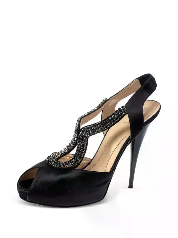 Fendi 120mm Crystal-embellished Sandals