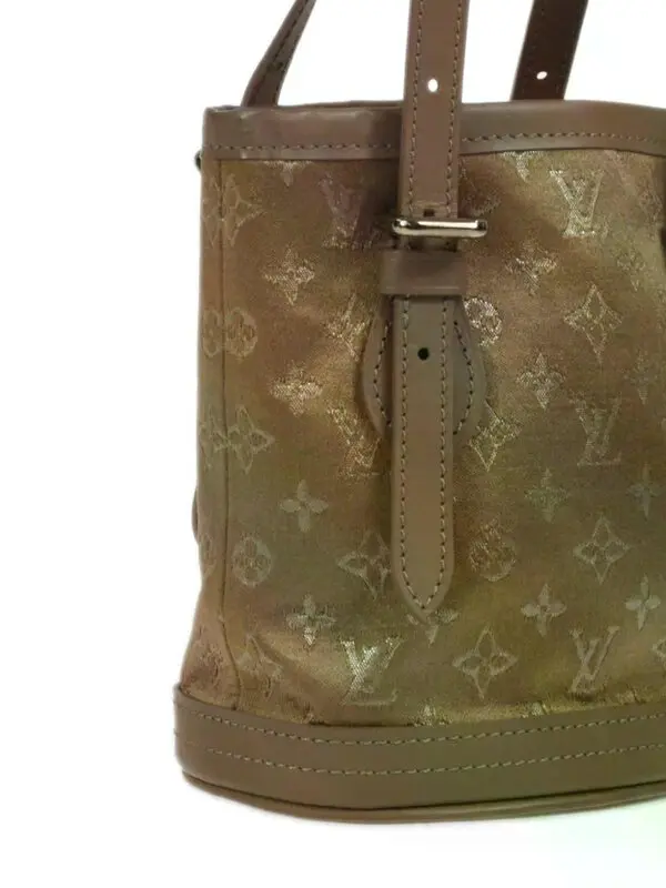 LOUIS VUITTON 2001 Little Bucket Handbag - Brown