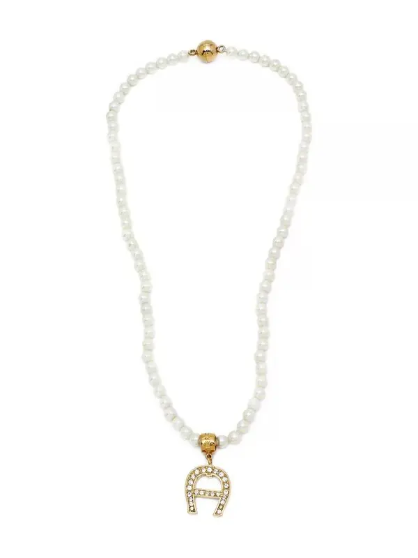 AIGNER Pearl-detailing Necklace - Gold
