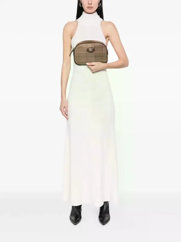 Burberry Vintage Check Canvas Clutch Bag