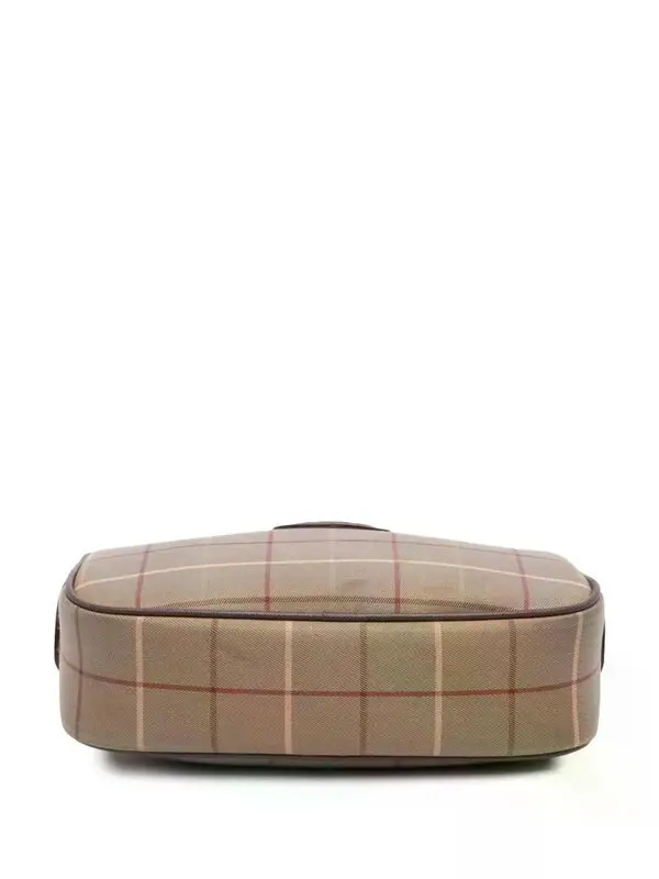 Burberry Vintage Check Canvas Clutch Bag