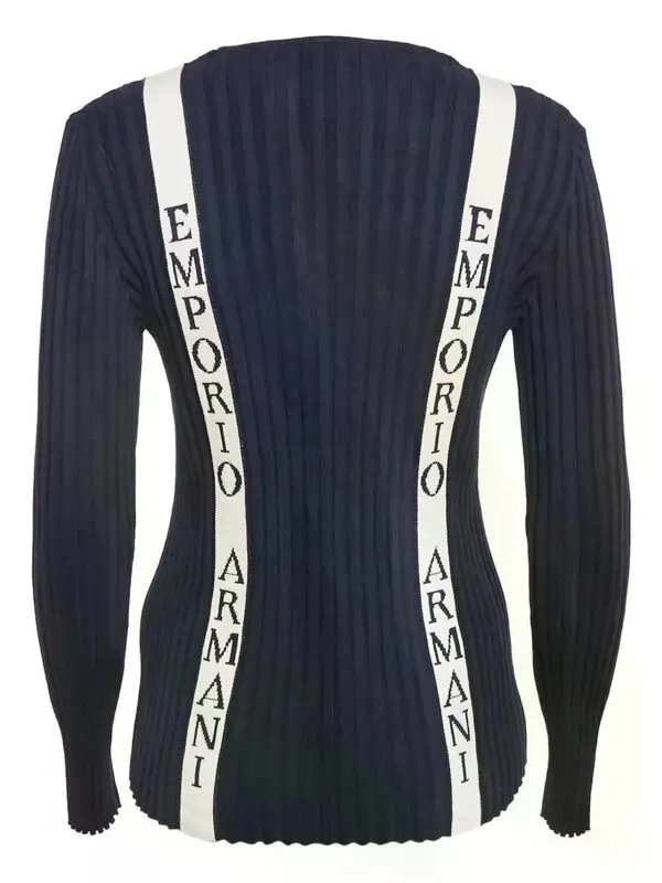 Emporio Armani Ribbed Logo Jumper