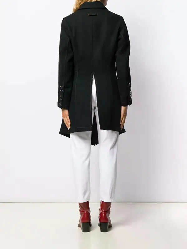 JEAN PAUL GAULTIER Military Style Wool Blend Coat