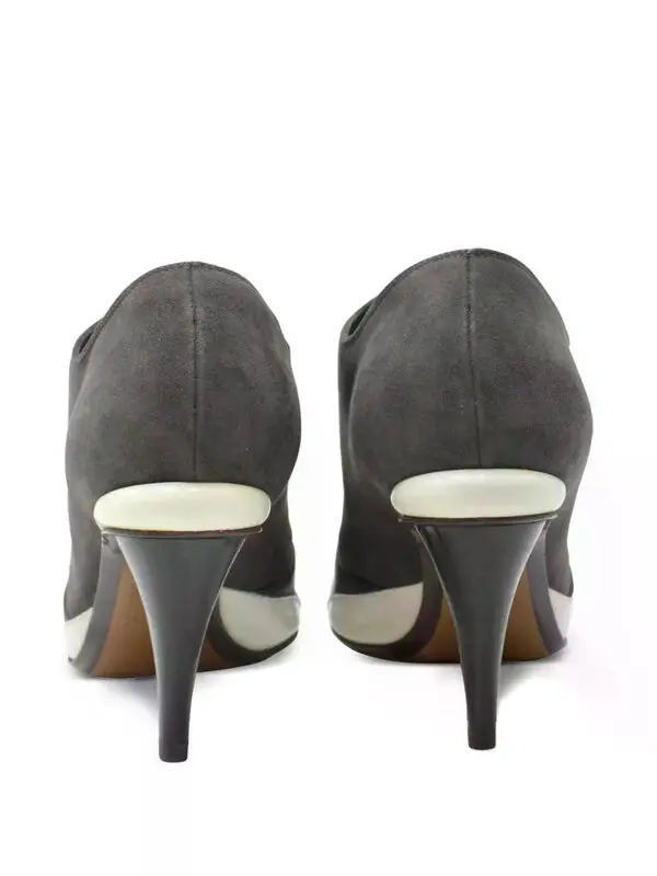 Fendi Suede Panelled Ankle Boots