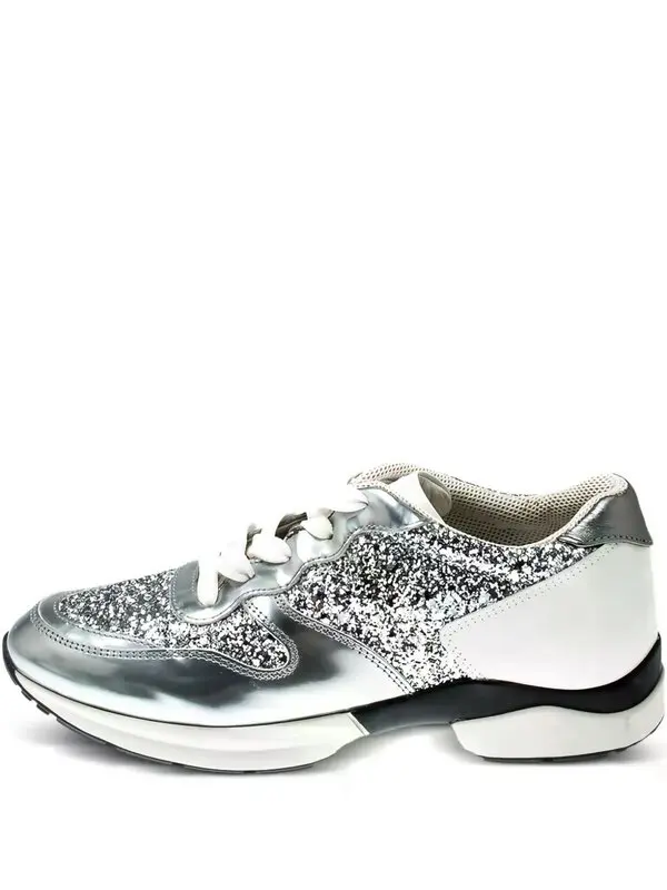 TOD'S Glitter Leather Sneakers