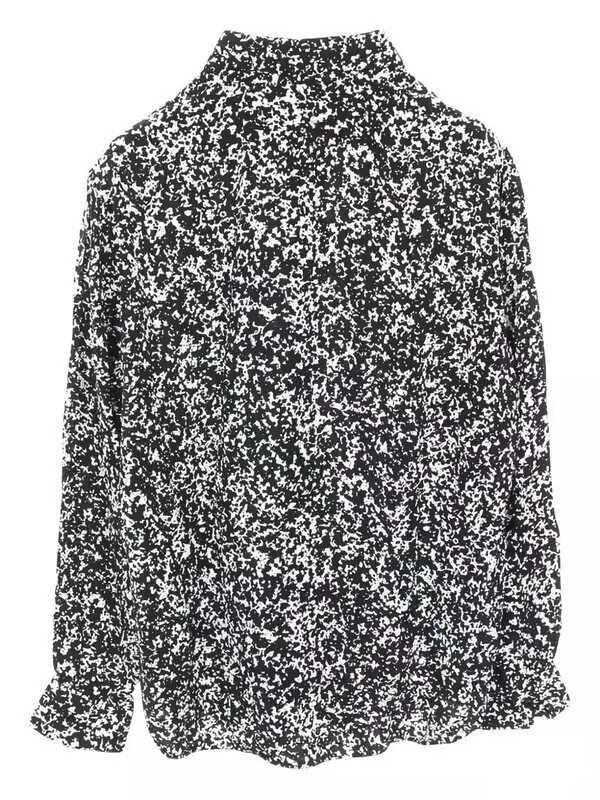 Celine 2010s All-over-pattern Long-sleeve Shirt