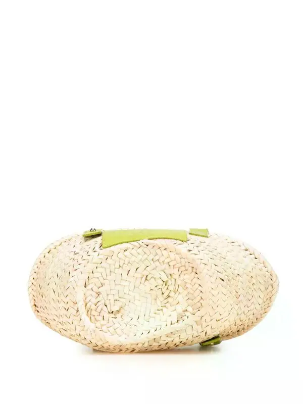 Loewe Small Raffia Basket Tote Bag - Brown