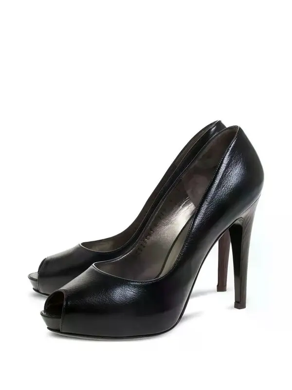 FERRAGAMO 115mm Leather Pumps