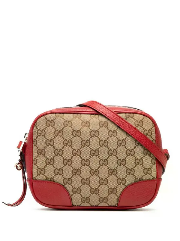 Gucci Gg Canvas Bree Crossbody Bag - Brown