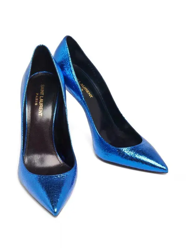 Saint Laurent 110mm Metallic Pumps
