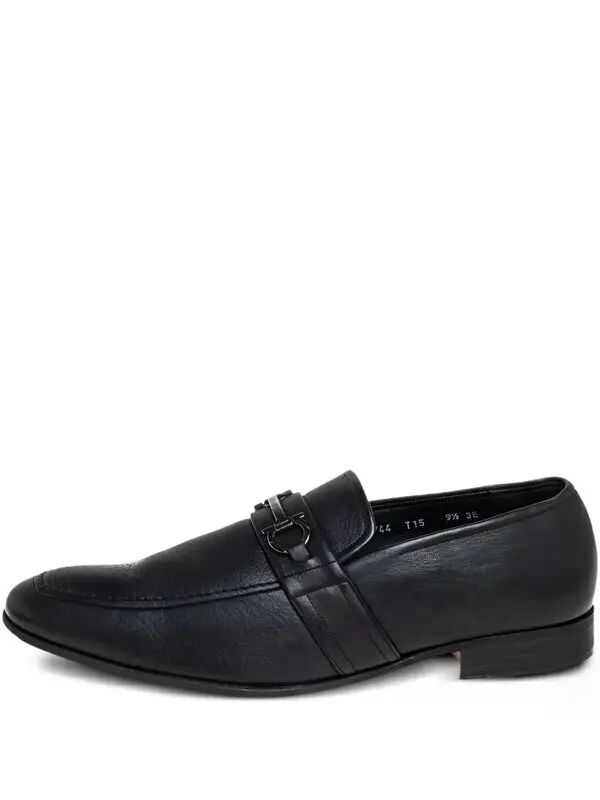 FERRAGAMO Gancini Leather Loafers