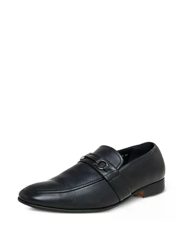 FERRAGAMO Gancini Leather Loafers